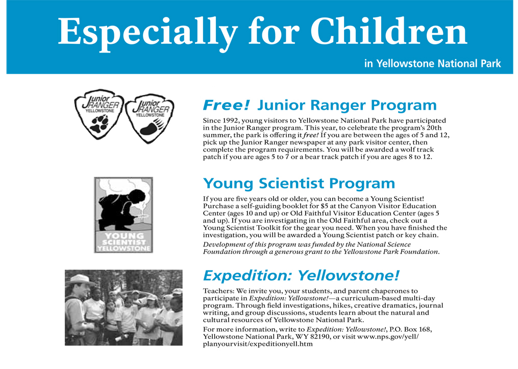 Ranger Program Yellowstone - todayaustinbu.over-blog.com